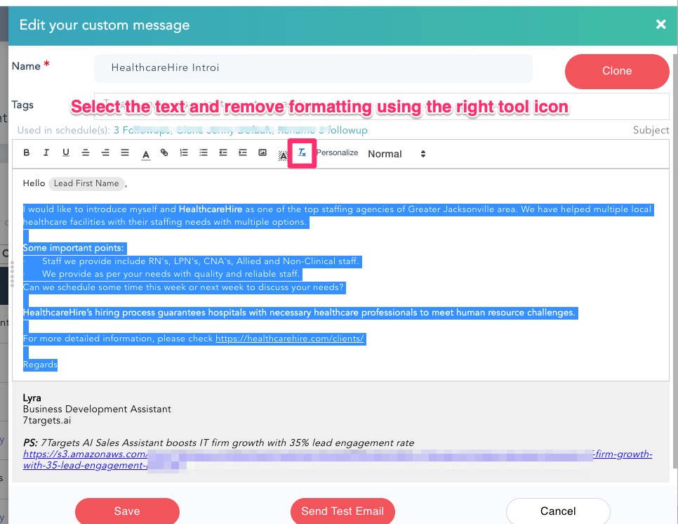 Getting Unwanted Spaces In Emails Learn How To Format Your Email The Right Way 7Targets AI 
